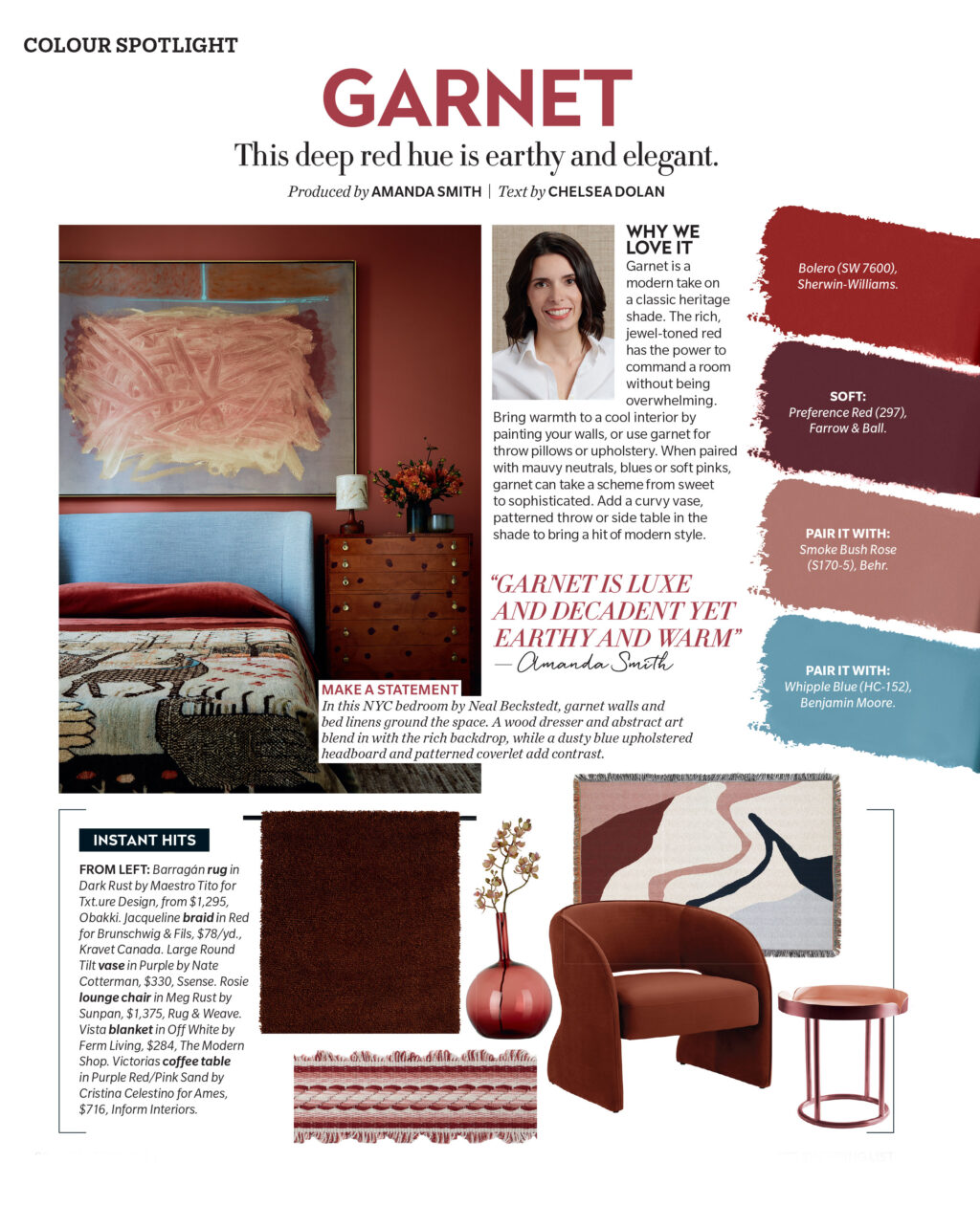 House & Home - Colour Spotlight: This Deep Red Hue Is Earthy & Elegant