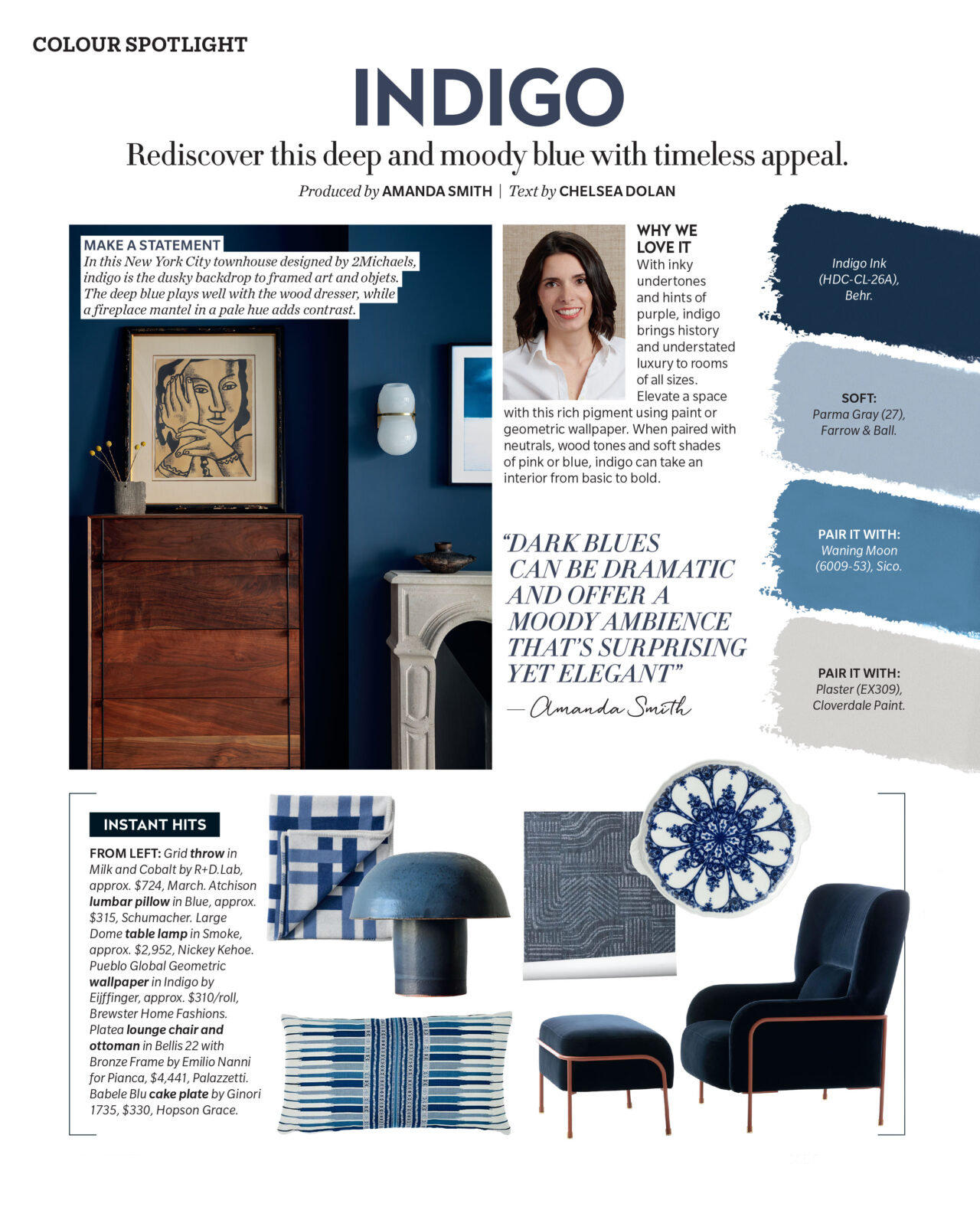 House & Home - Colour Spotlight: Rediscover This Deep And Moody Blue ...