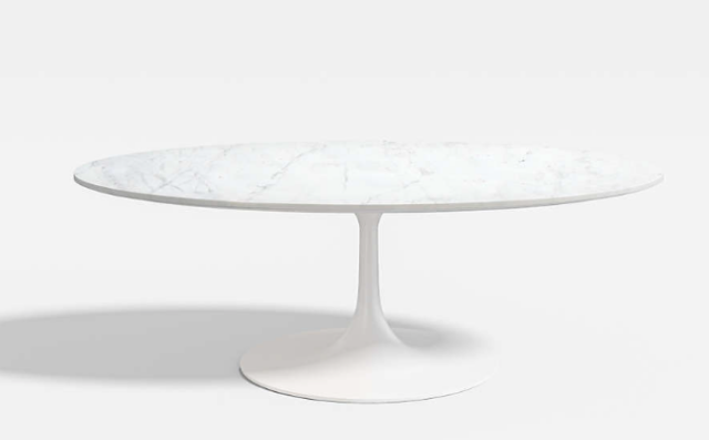 House & Home - Tulip Oval Dining Table